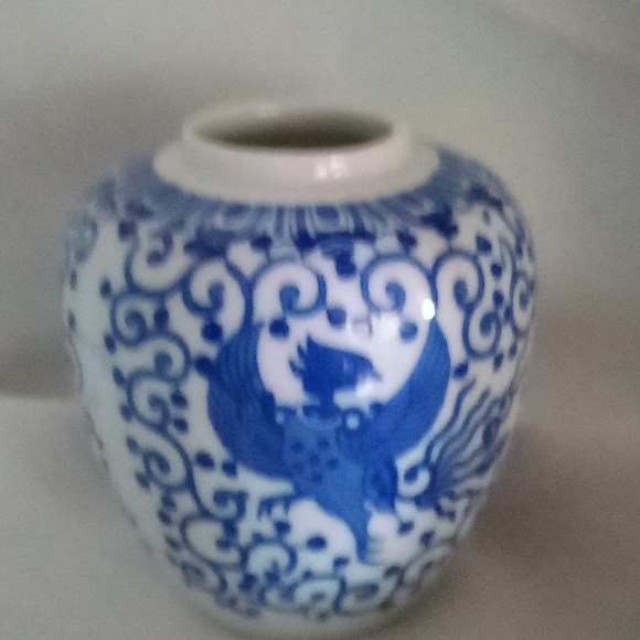 Accents | Asian Phoenix Ware Ginger Jar 190s Floral Ceramic | Poshmark